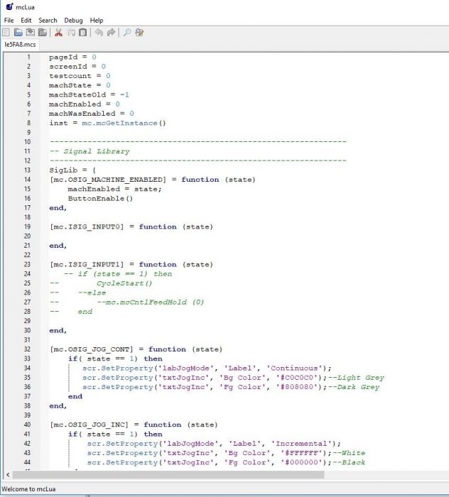 Newfangled Solutions Mach4 Screen Editing – Custom Button functions