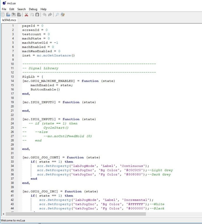 Newfangled Solutions Mach4 Screen Editing – Custom Button functions