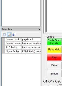Mach Mach4 Screen Editing – Custom Button functions